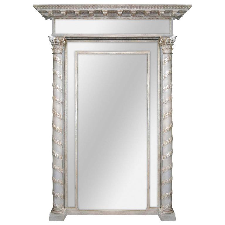 Magnificent 19th Century Corinthian Column Mirror at 1stDibs
