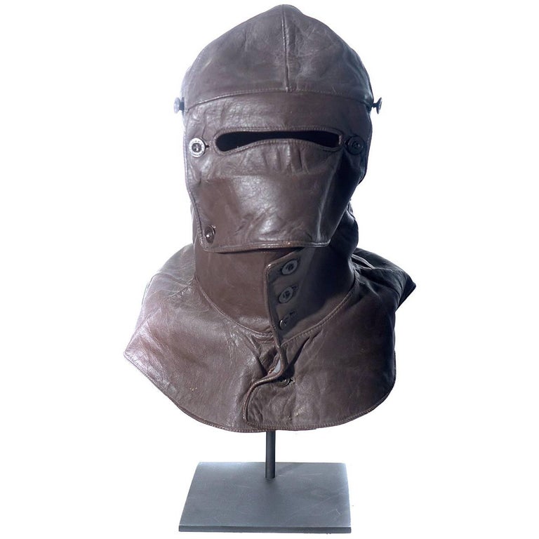 Motorcyclists Cold Weather Hood at 1stDibs