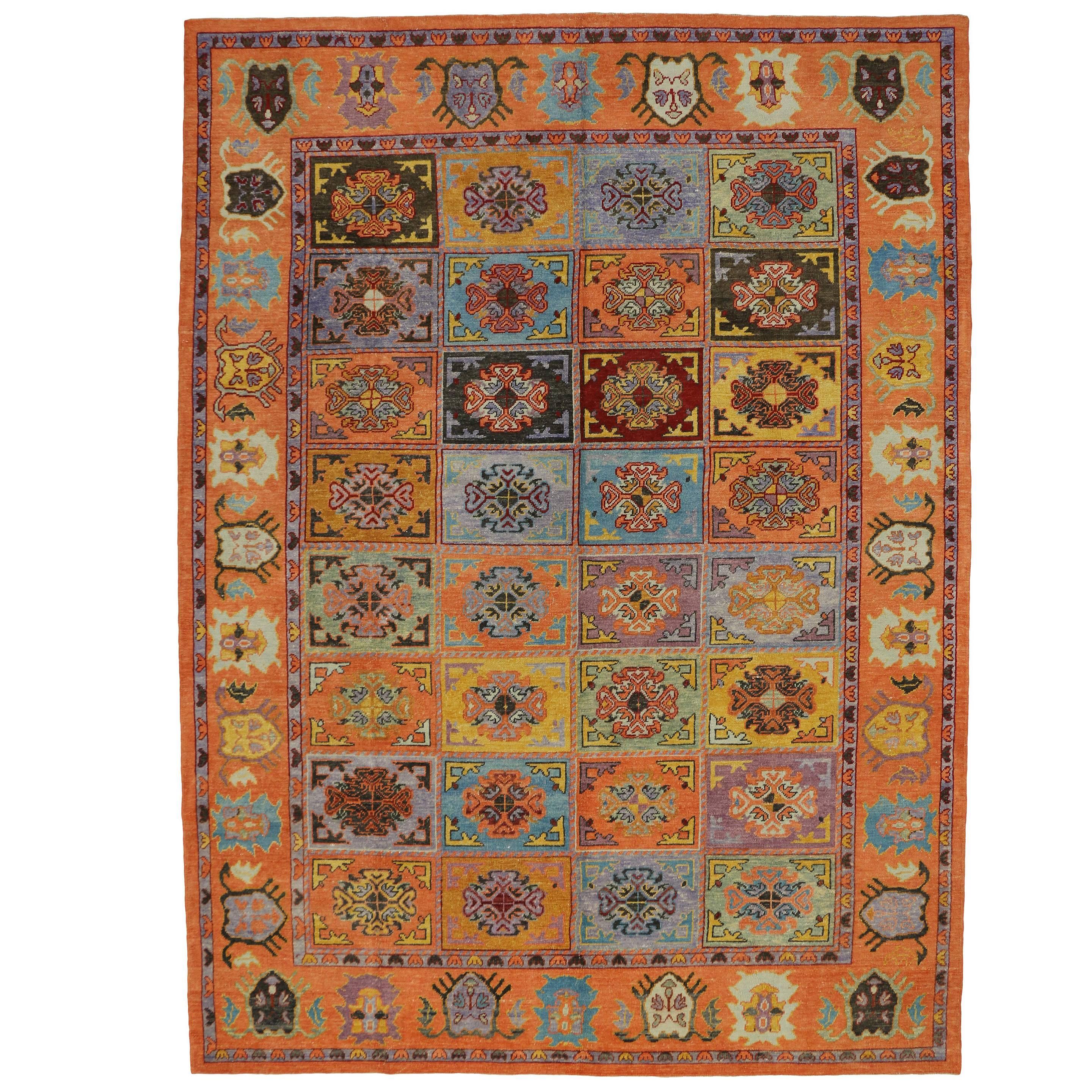 Postmodern Thick Pile Tufted Designer Wool Carpet, Pop Art Memphis ...