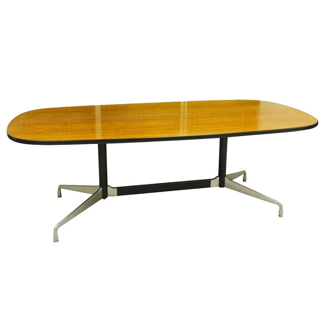 Herman Miller Oval Conference Table - 2 For Sale on 1stDibs | herman ...
