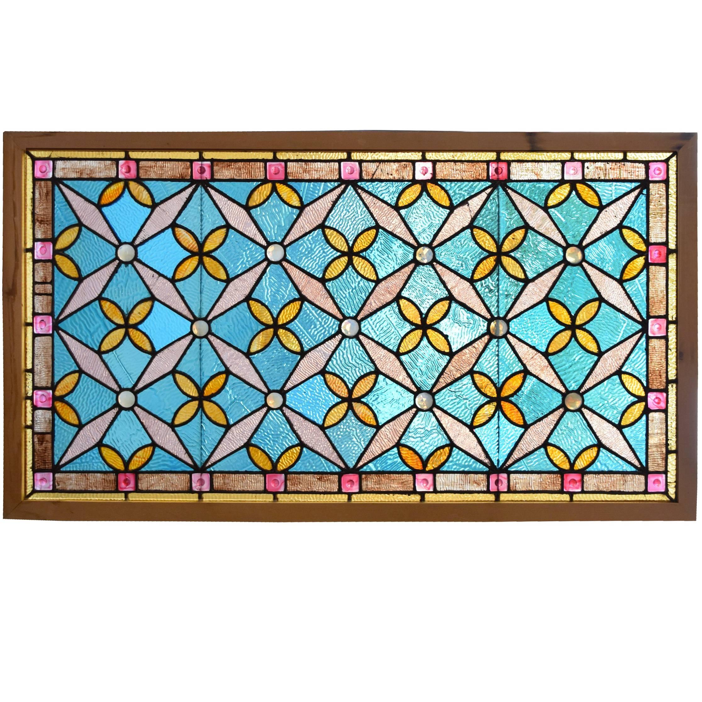 American Stained Glass Window at 1stDibs