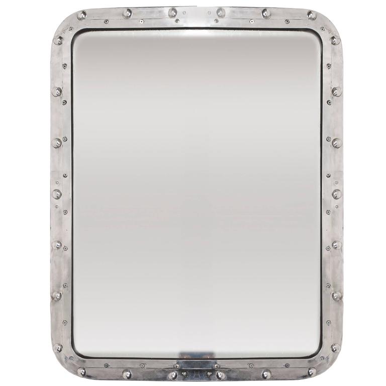 Original Nautical Chrome Ship's Porthole Window Converted to Mirror ...