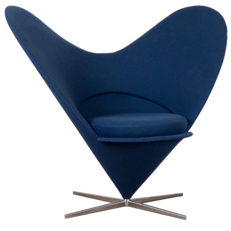 Verner Panton Cone Heart Chair by Vitra, Germany at 1stDibs | verner ...