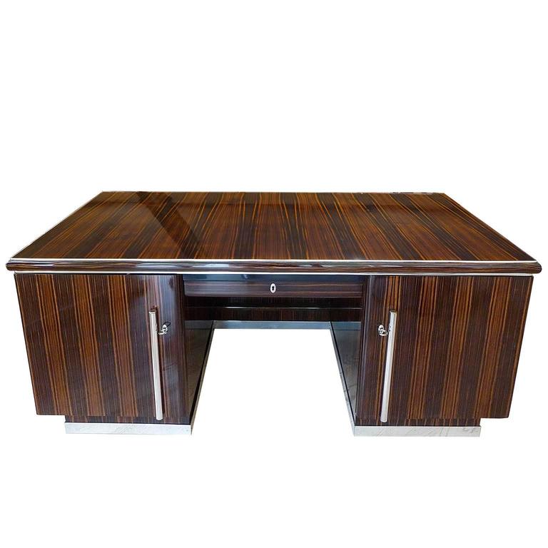 Art Deco Desk by Bruno Paul Deutsche Werkstätten Hellerau, Germany ...