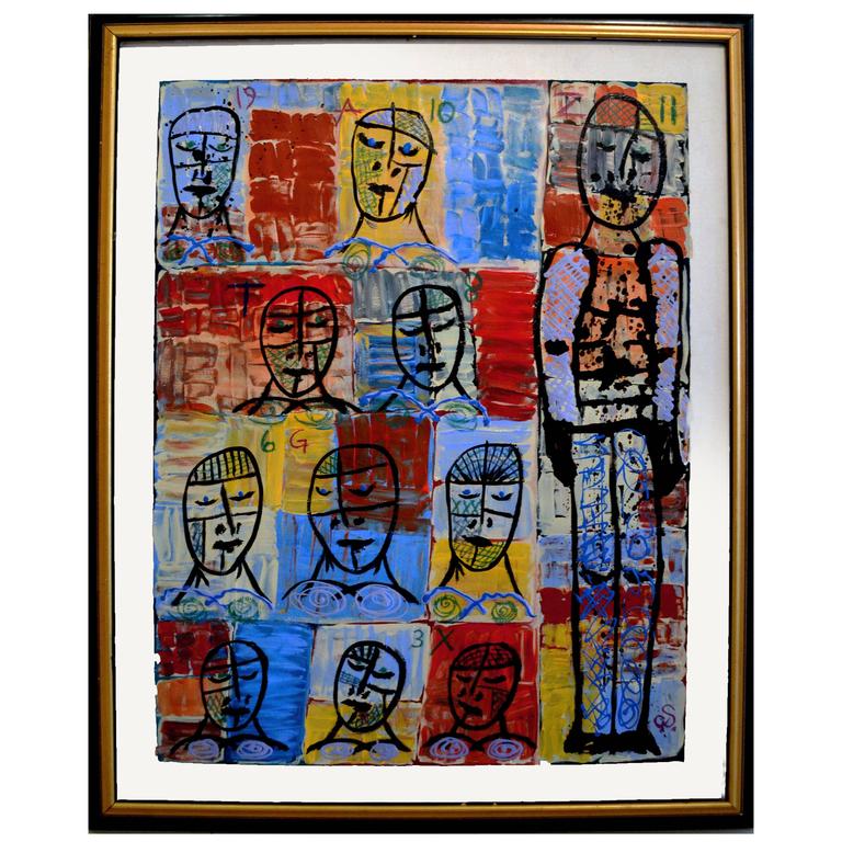 Colorful Abstract Painting by Artist Christopher Aka Cyrstofer ...