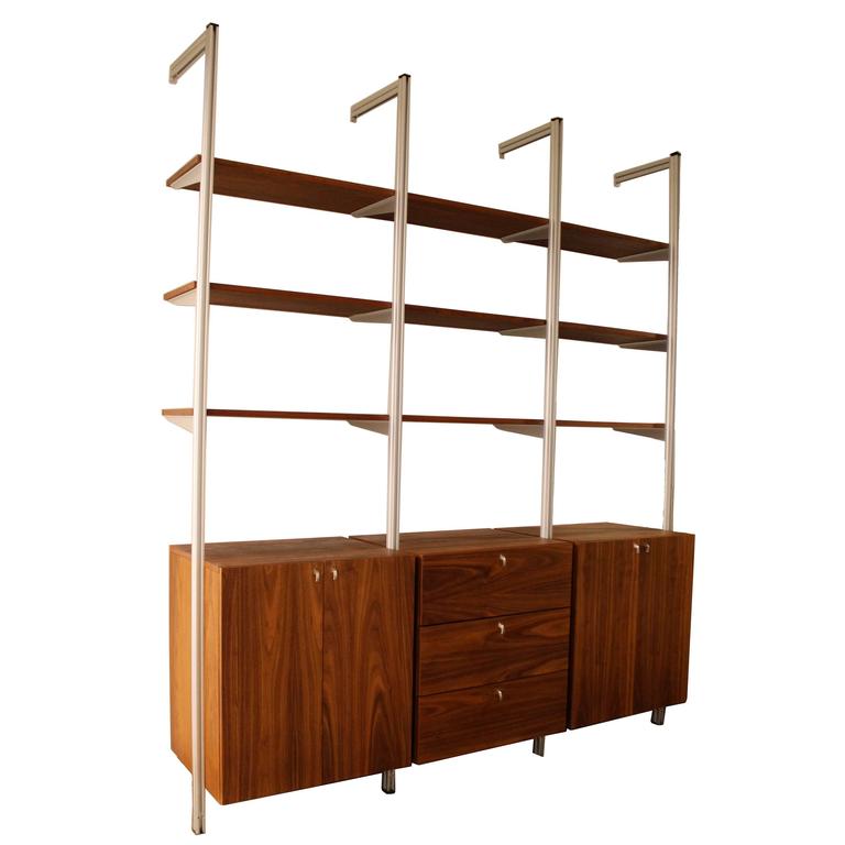 Mid-Century Modern George Nelson Herman Miller Style CSS Wall Unit ...