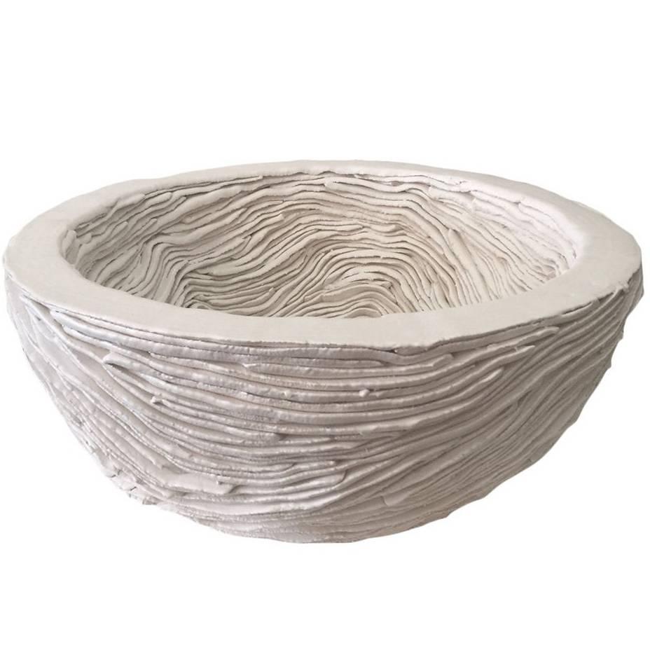 Extra Large Layered Ceramic Bowl For Sale at 1stDibs