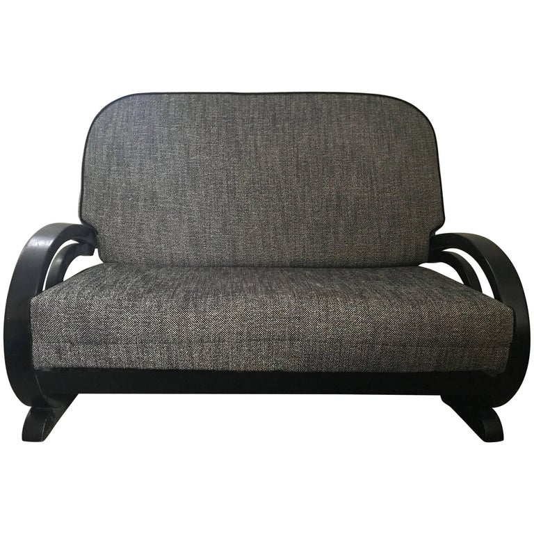 1937 Famulus British Pe Gane, Modernist Art Deco Two-Seat Cantilever ...