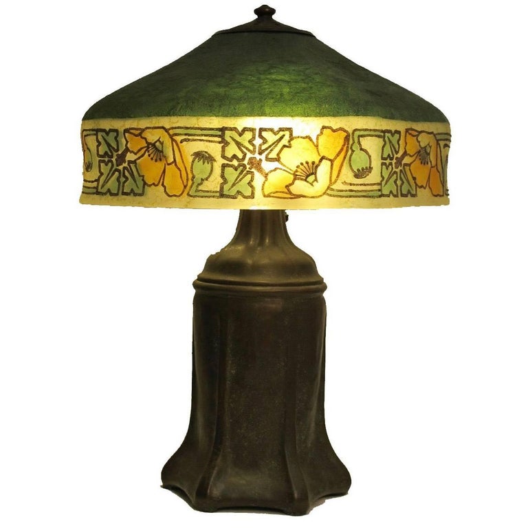 Arts and Crafts Handel Table Lamp at 1stDibs