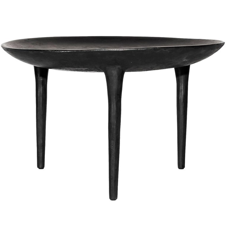 Bronze Brazier Table by Contemporary Artist Rick Owens in Black/Noir ...