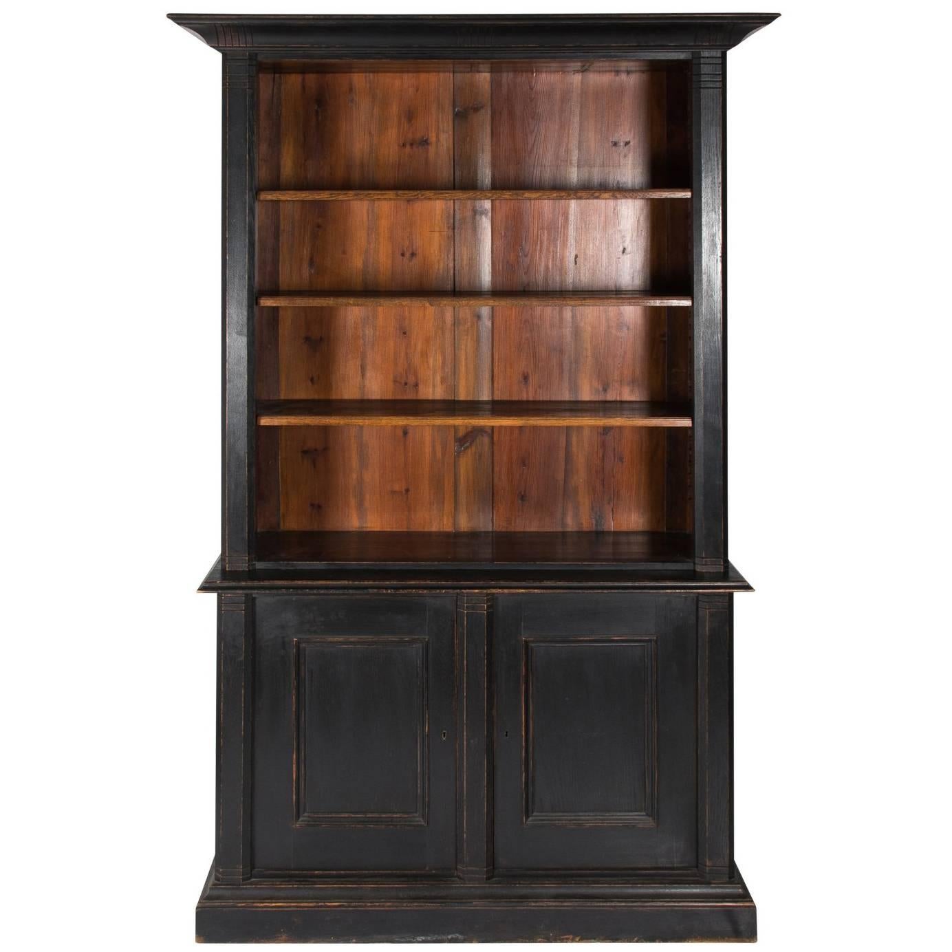 Late 19th Century, Ebonized Bookcase at 1stDibs