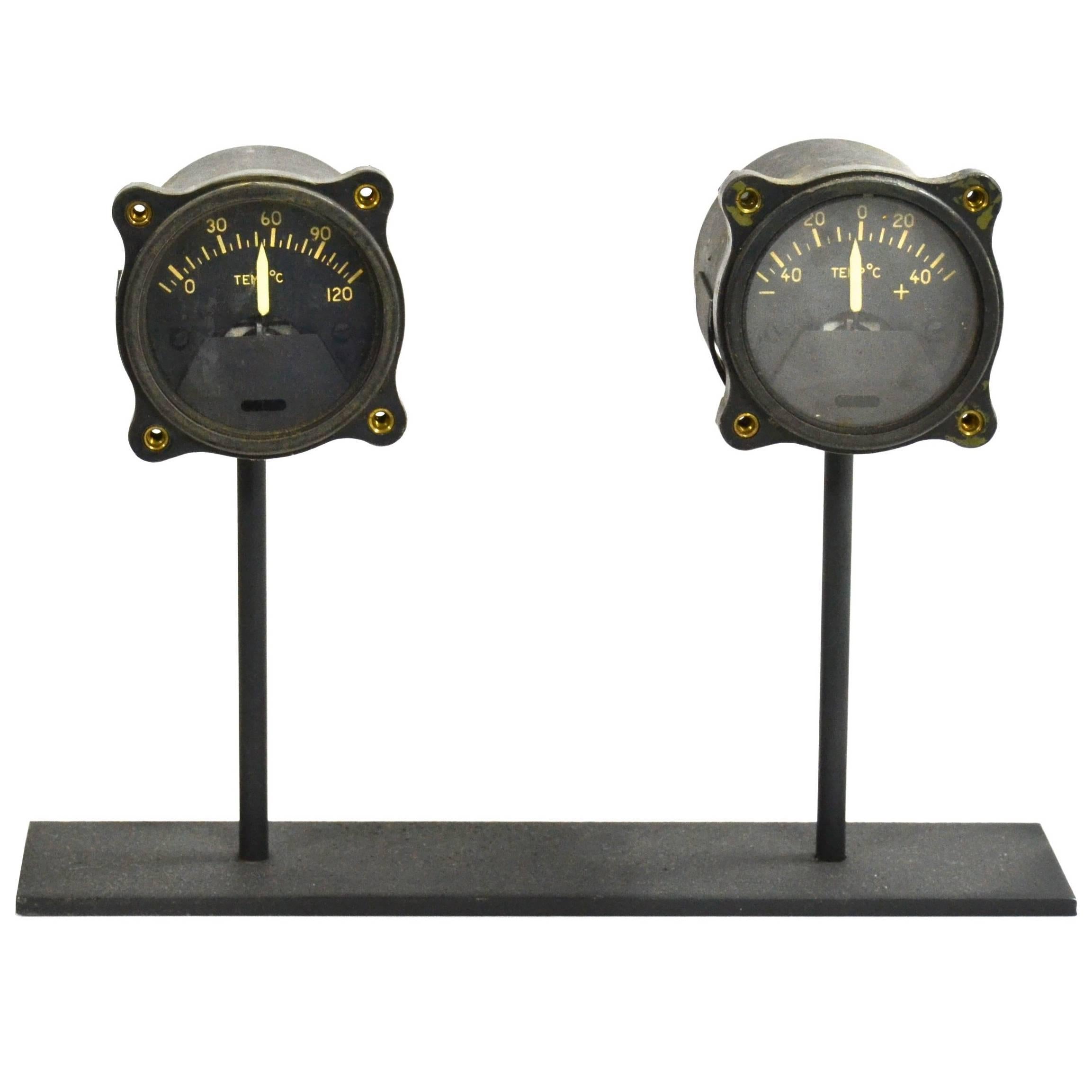 WWII Fighter Plane Instrument Panel Gauges For Sale at 1stDibs | ww2 ...