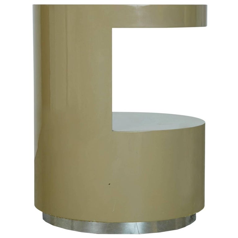 Lacquered Cut-Out Side Table by Steve Chase from Chase Designed Home ...