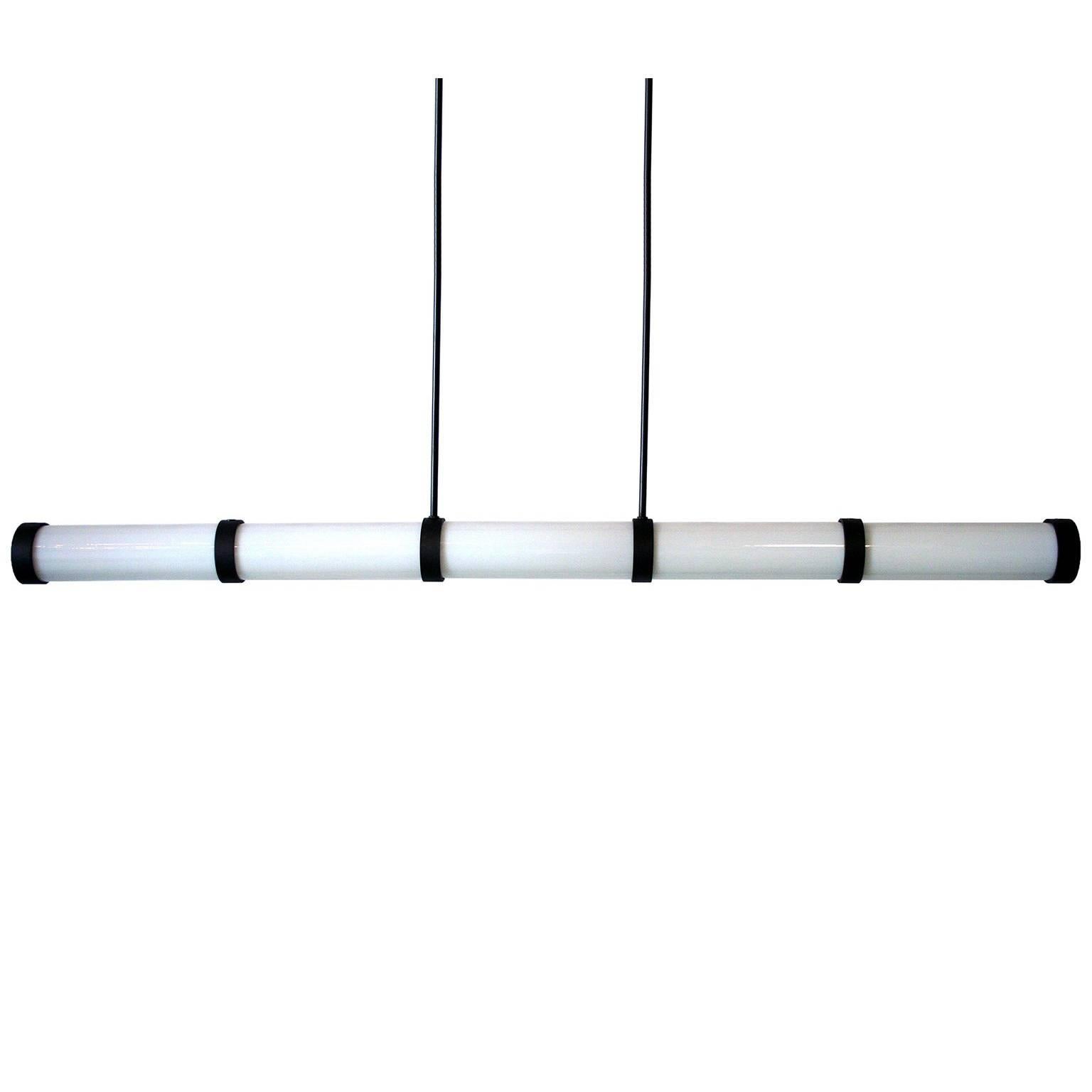 Tubular Glass Pendant For Sale at 1stDibs