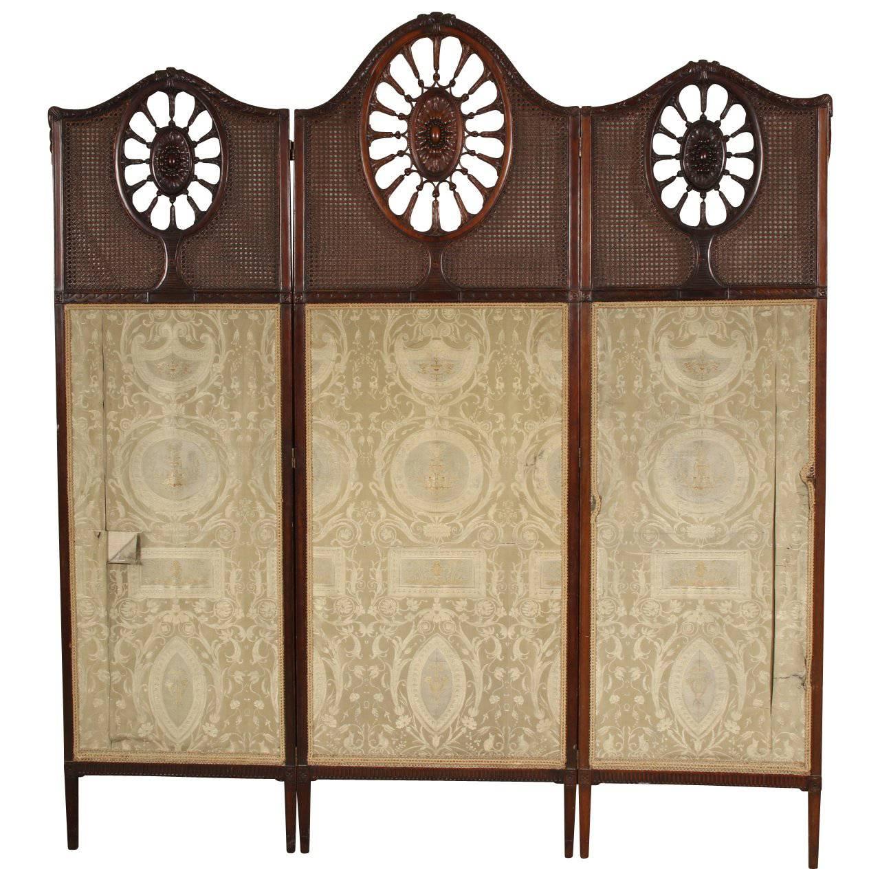 Fine English Edwardian Screen For Sale at 1stDibs