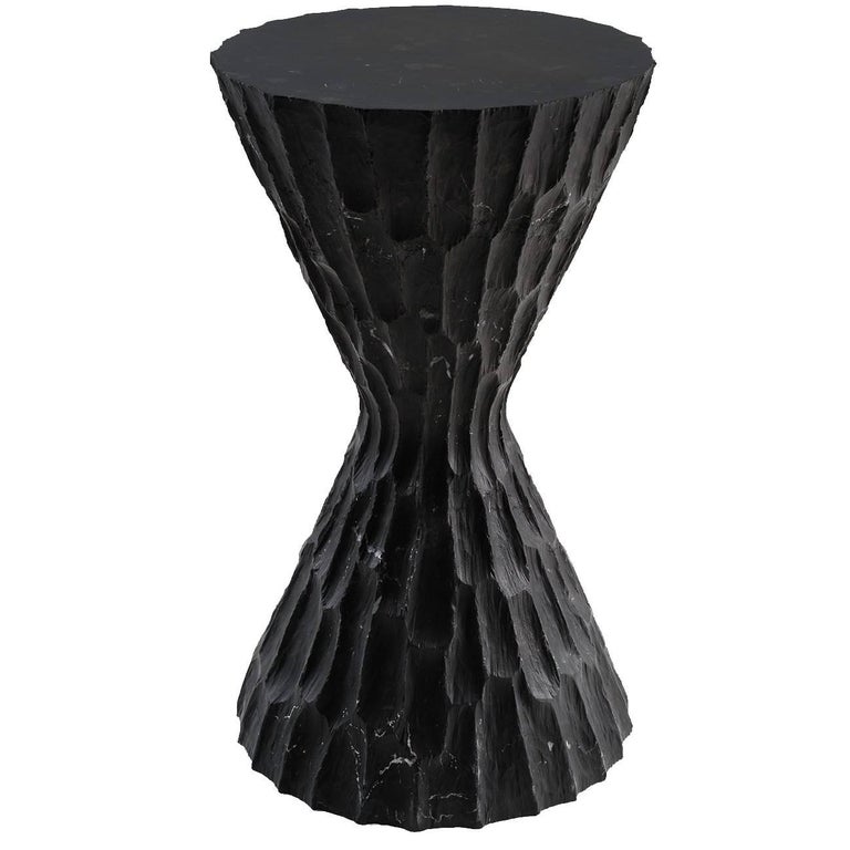 Black Marble Side Table #1 S.R.O. Altar For Sale at 1stDibs | marble ...