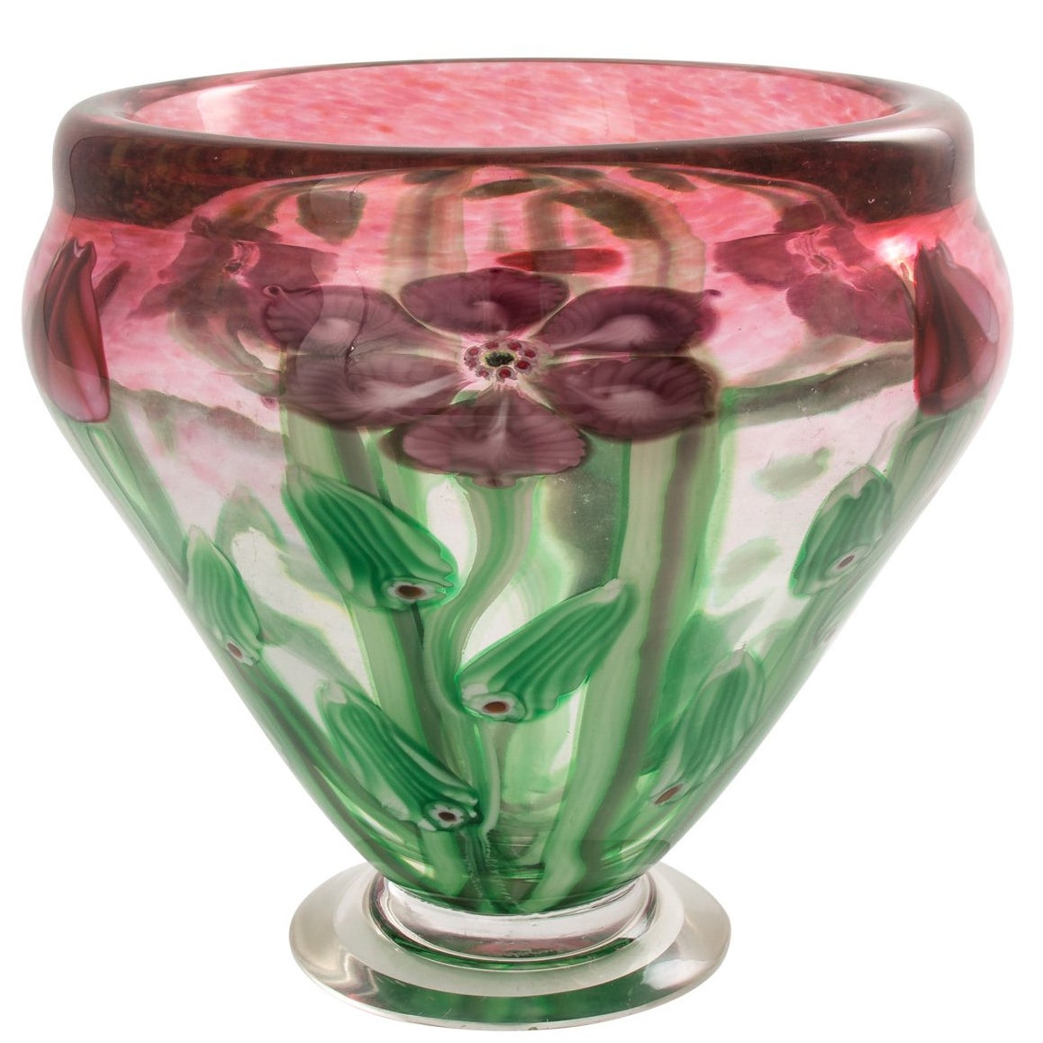 Vandermark Art Glass Vase Signed by Vandermark, Doug Merritt and ...