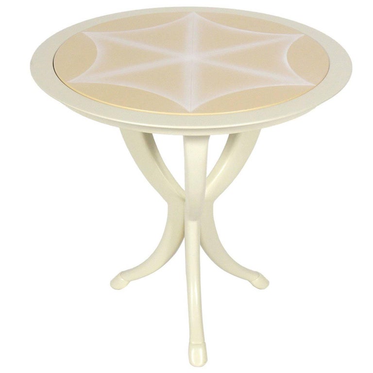 Glamorous White Lacquer Table by Roger Thomas for Ferrell and Mittman ...