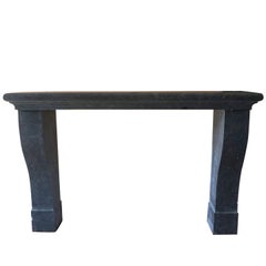 Pair of Weathered Cast Iron and Stone Wall Consoles at 1stdibs