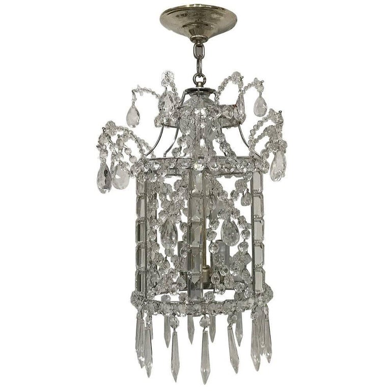 Crystal Pagoda Shaped Lantern at 1stDibs