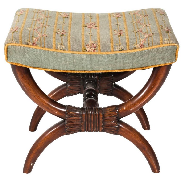 Regency Style Curule Bench at 1stDibs