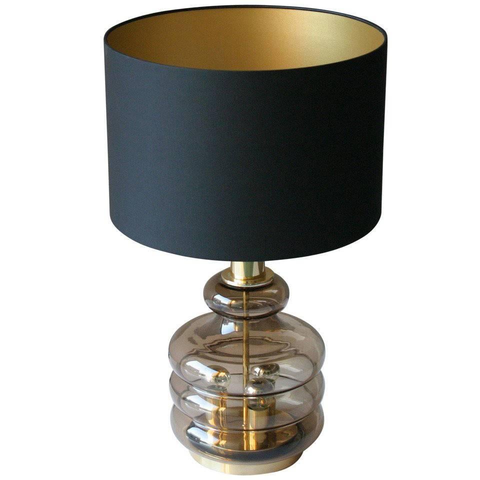 Glass Table Lamp at 1stDibs