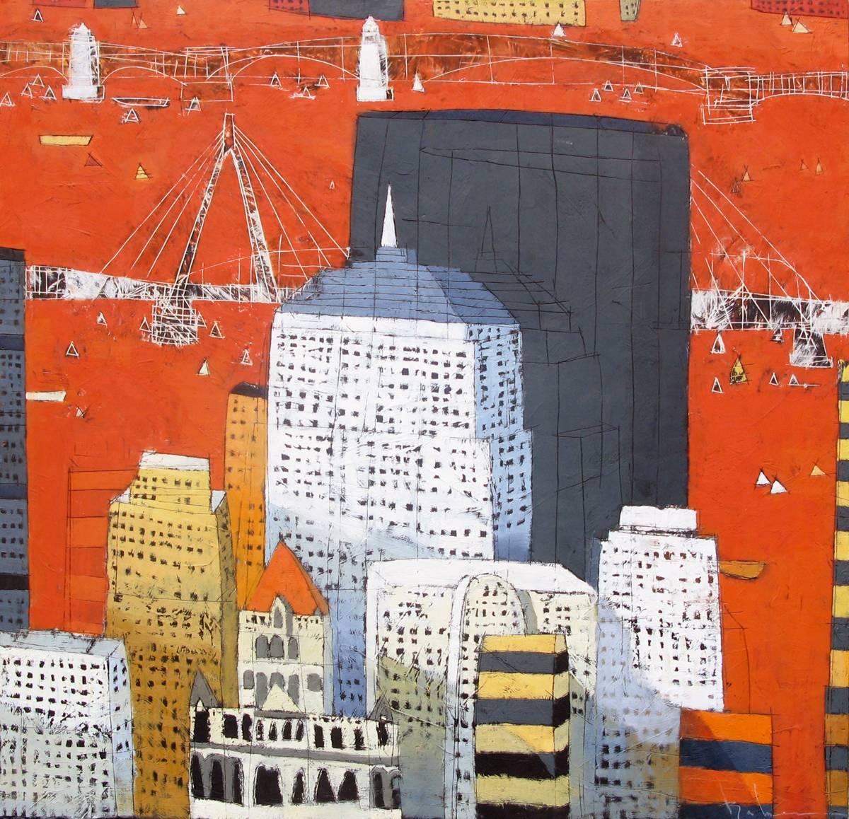 Paul Balmer - Back Bay Red at 1stDibs | paul balmer art, paul balmer ...