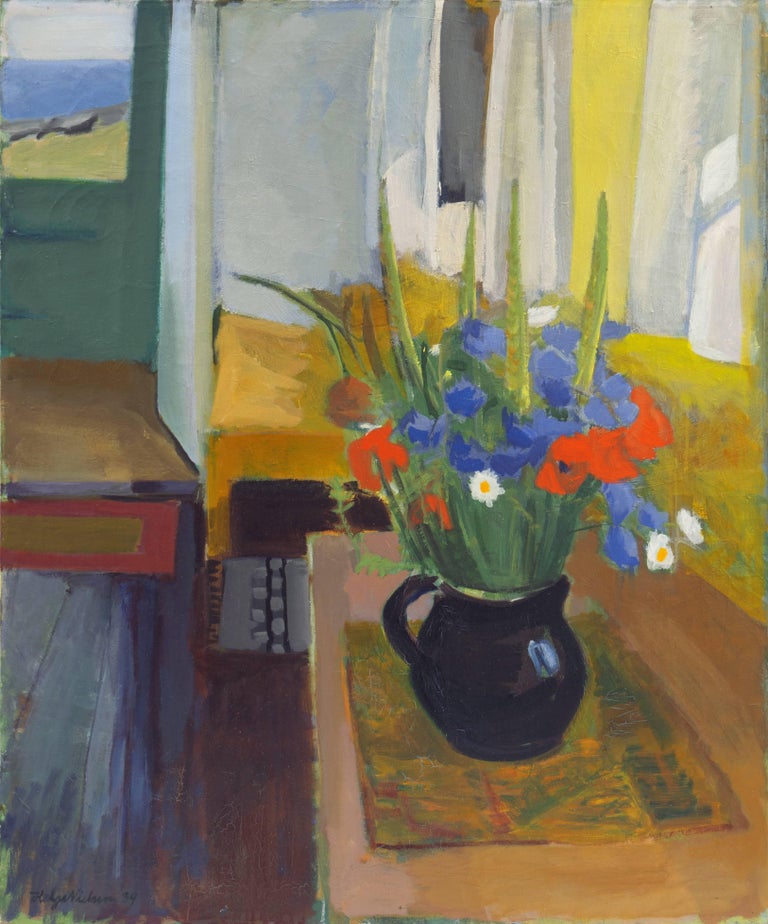 Helge Nielsen - ''Still Life of Wild Flowers'', Paris Modernist, Royal ...
