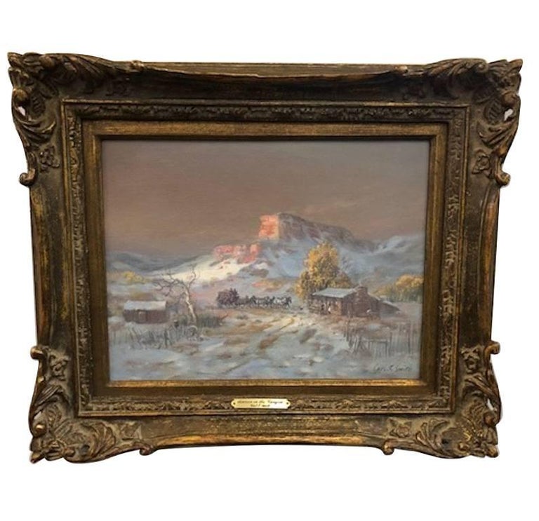 Carl J. Smith - Station in the Canyon, Painting For Sale at 1stdibs