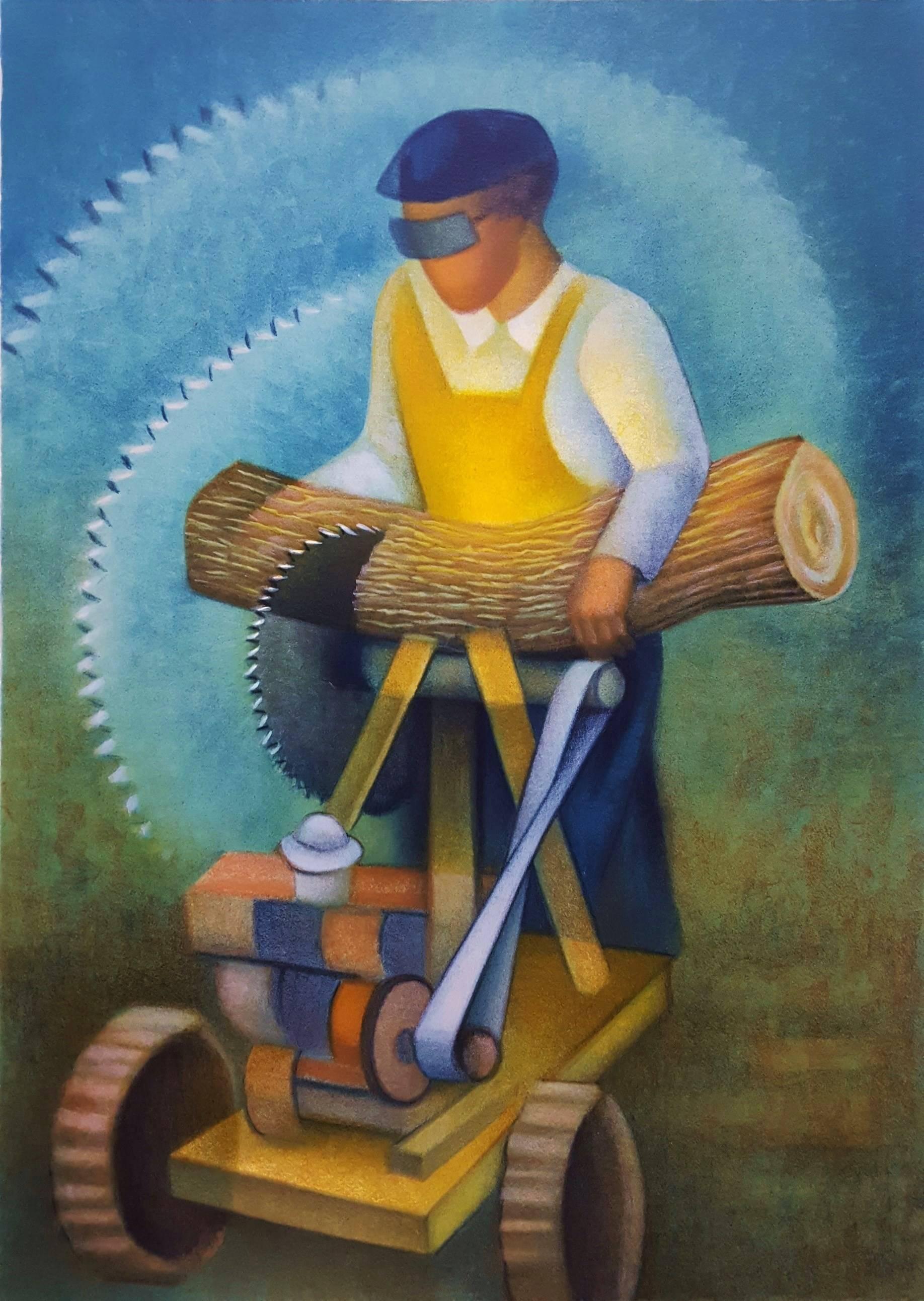 Louis Toffoli - Le Scieur De Bois at 1stDibs | louis scieur, louis toffoli