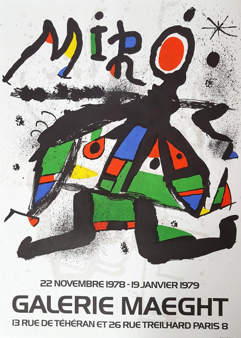 Joan Miró - Expo 79 - Galerie Maeght at 1stDibs