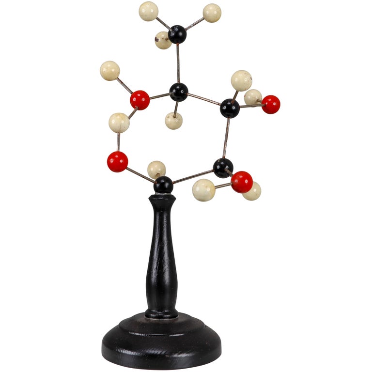 Vintage Ball and Stick Molecular Model of Carbon Dioxide at 1stdibs