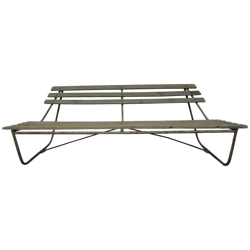 Vintage Eastern European Bench For Sale at 1stDibs