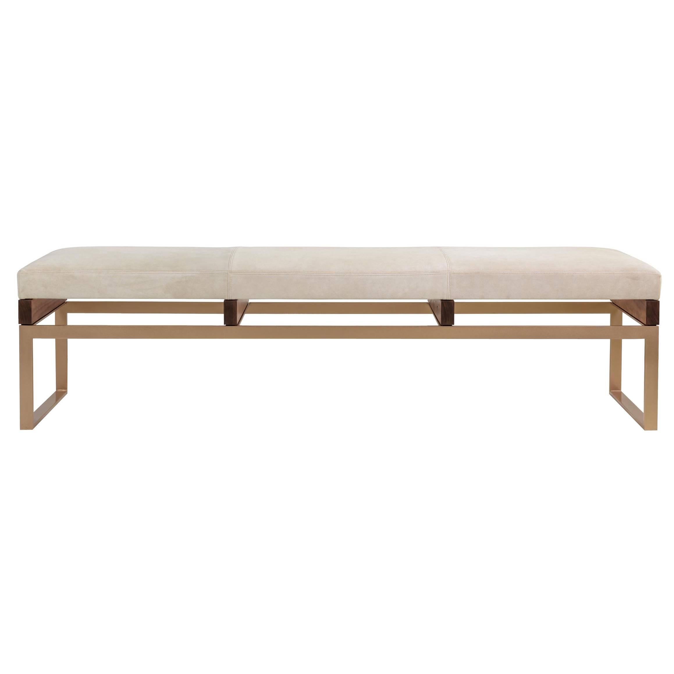 Midcentury Three-Seat Bench by Estelle and Erwine Laverne For Sale at ...