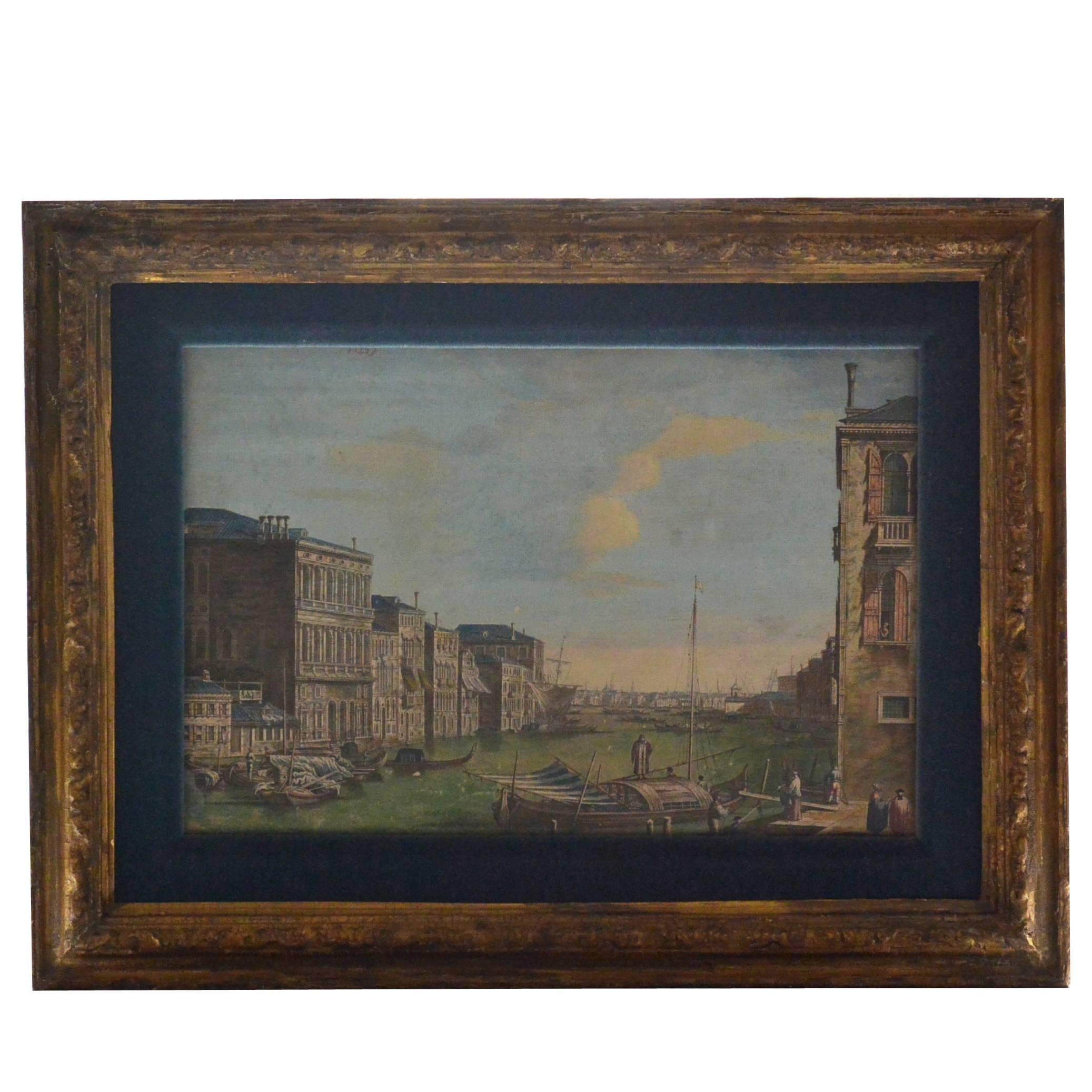 Pair of Hand-Colored Venetian Engravings after Canaletto For Sale at ...