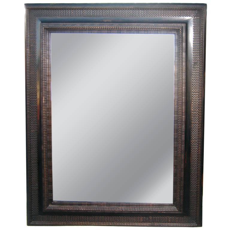 19th Century Dutch Ripple Mirror For Sale at 1stDibs