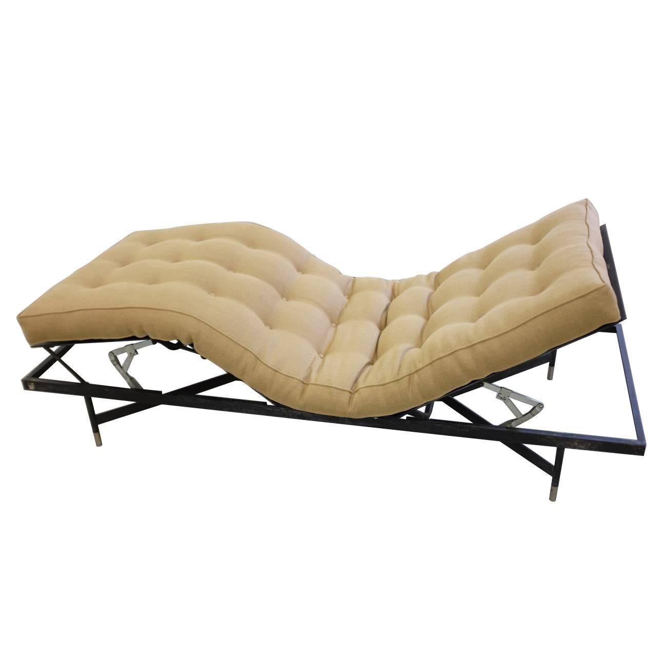 Adjustable Daybed in Steel by Ammannati and Vitelli for Rossi di ...