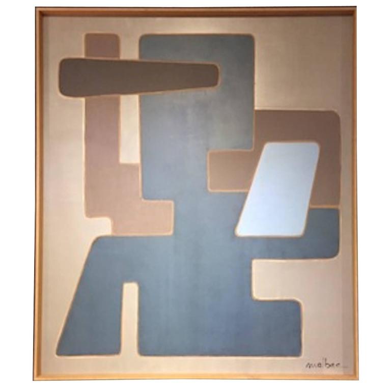 Abstract Extra Large Painting by Artist Pierre Malbec, France ...