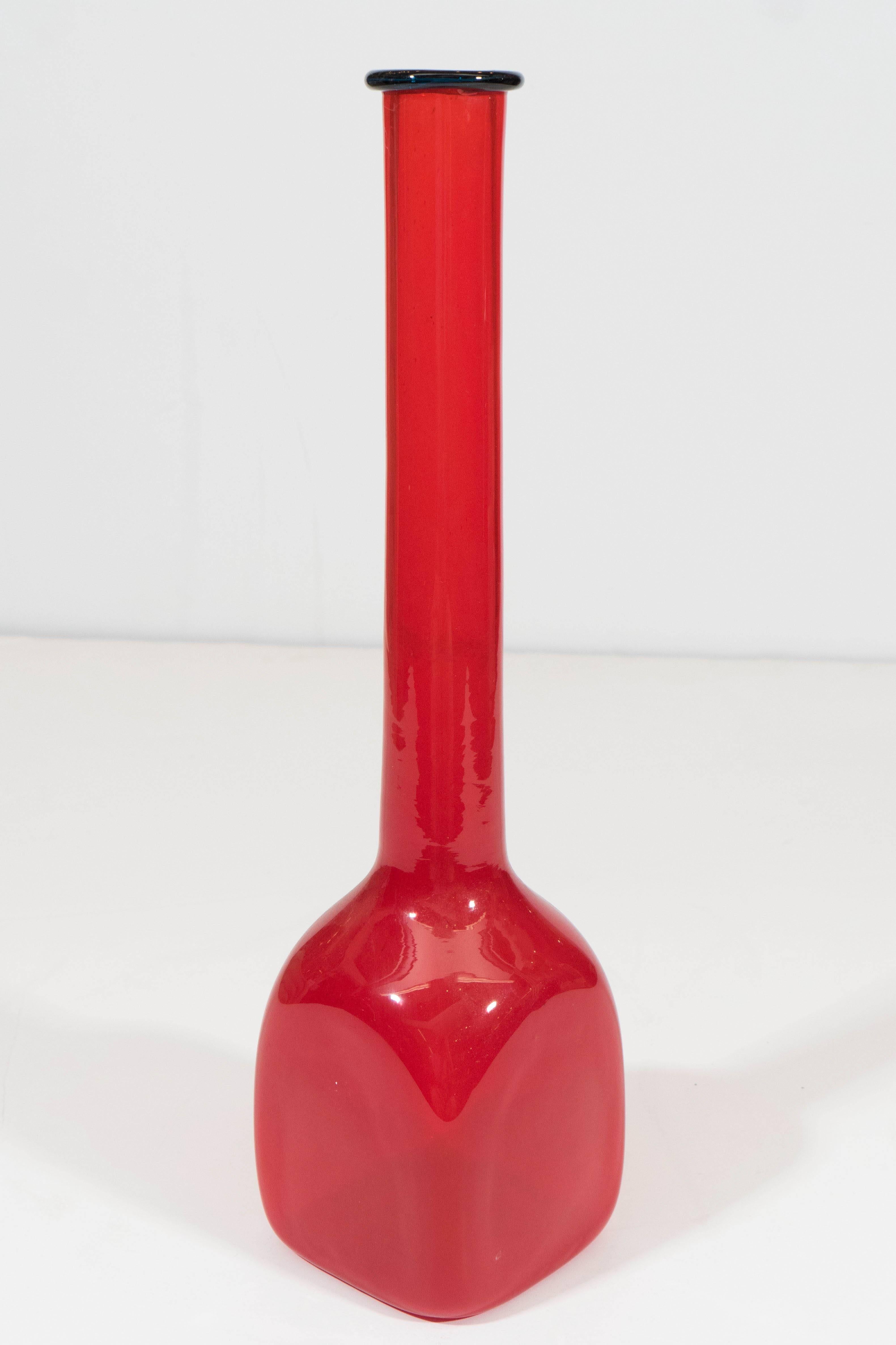 Set of Large Italian Art Glass Vases at 1stDibs