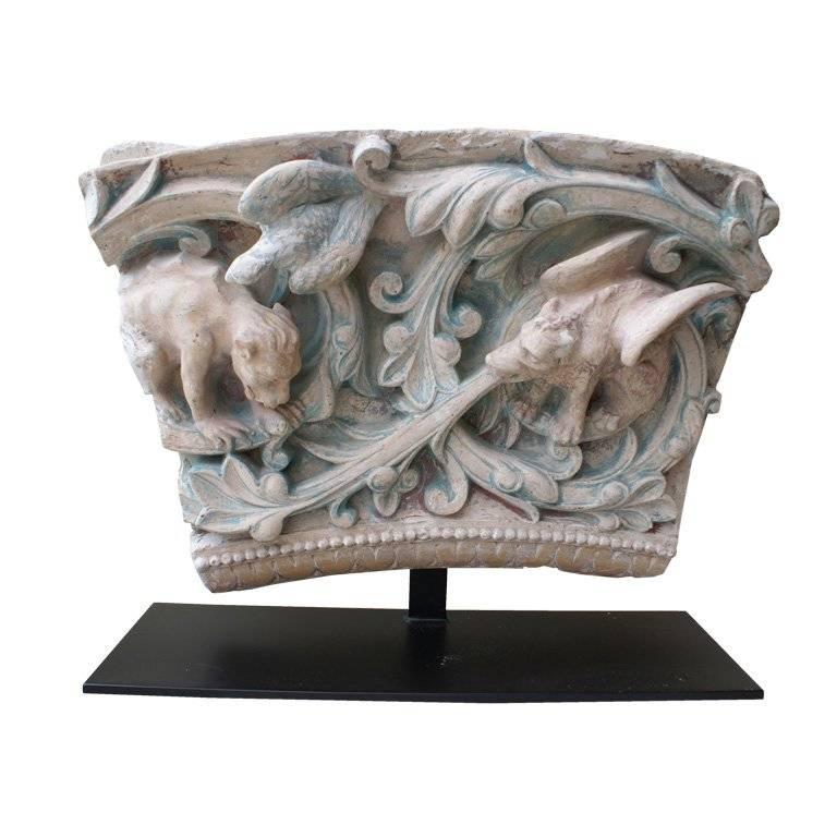 Terra Cotta Fragment of Mythical Creatures, France, circa 1830 at 1stDibs