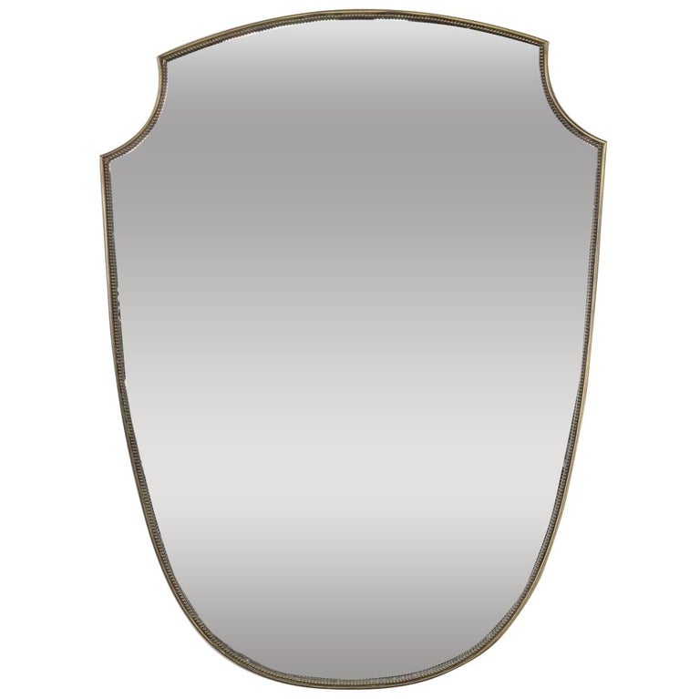 Italian Shield Mirror at 1stdibs