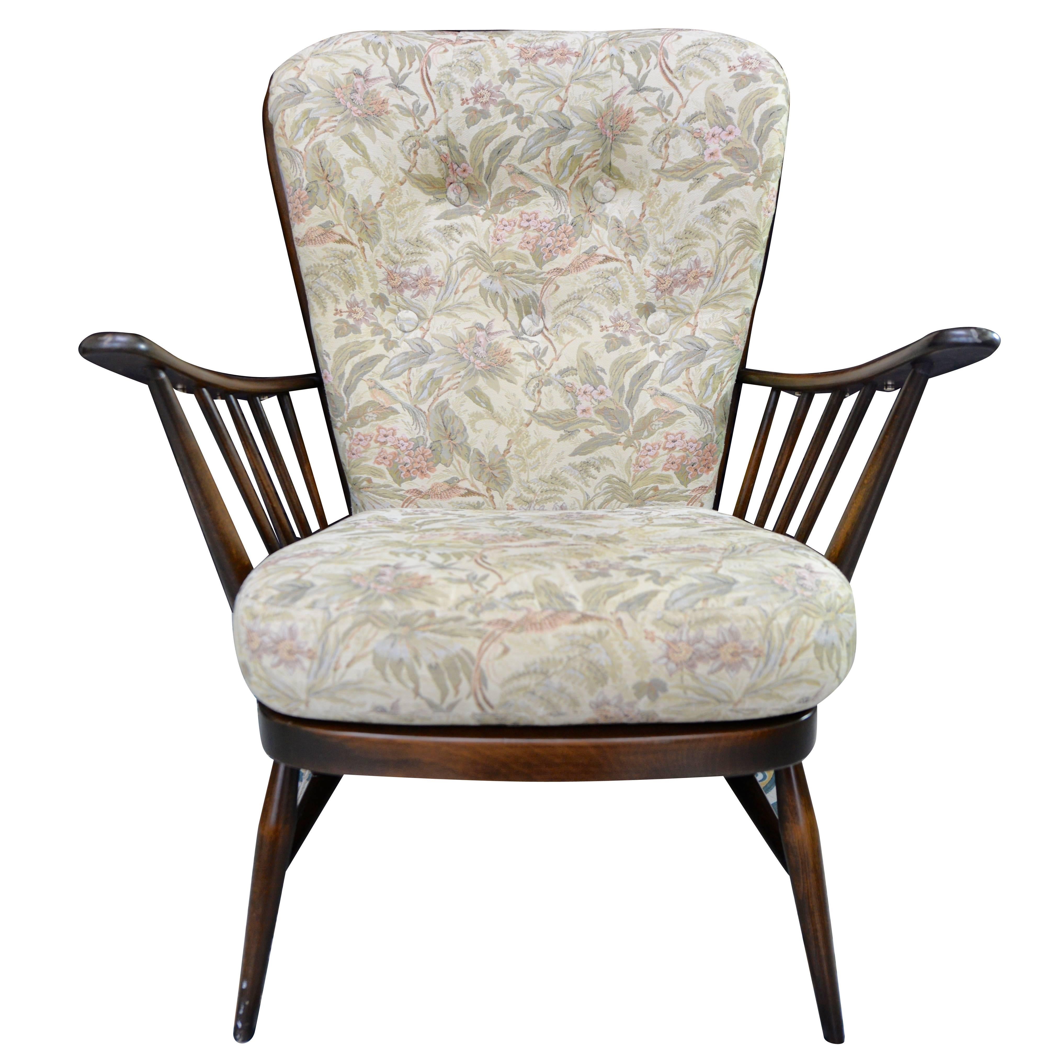 Ercol Evergreen Easy Lounge Chair by Lucian R Ercolani For Sale at 1stDibs