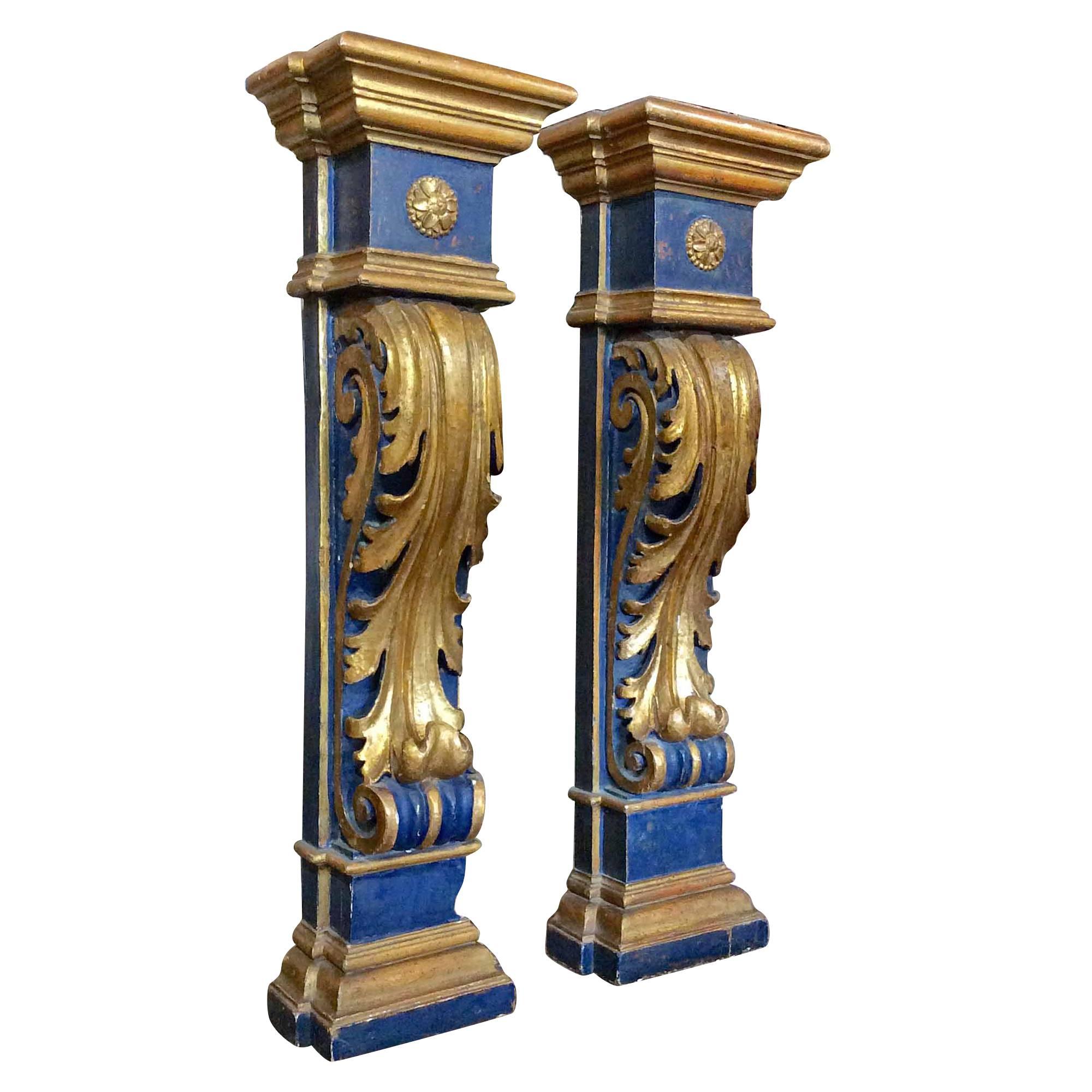 Pair of Antique Roman Corbels at 1stDibs