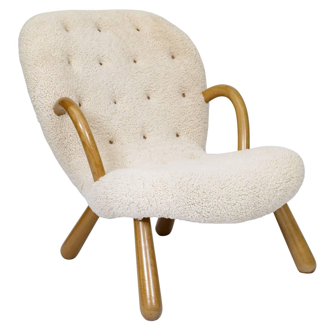 Philip Arctander "Clam" Chair For Sale at 1stdibs