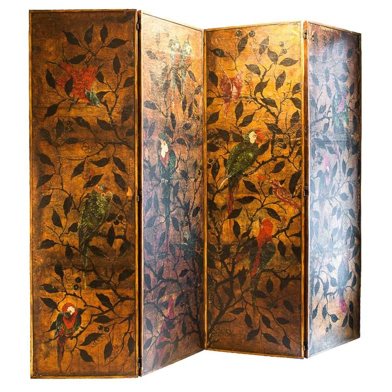 18th Century Spanish Cordovan Screen at 1stDibs