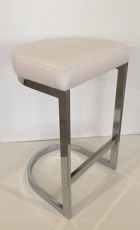 DIA Chrome Bar Stool at 1stDibs