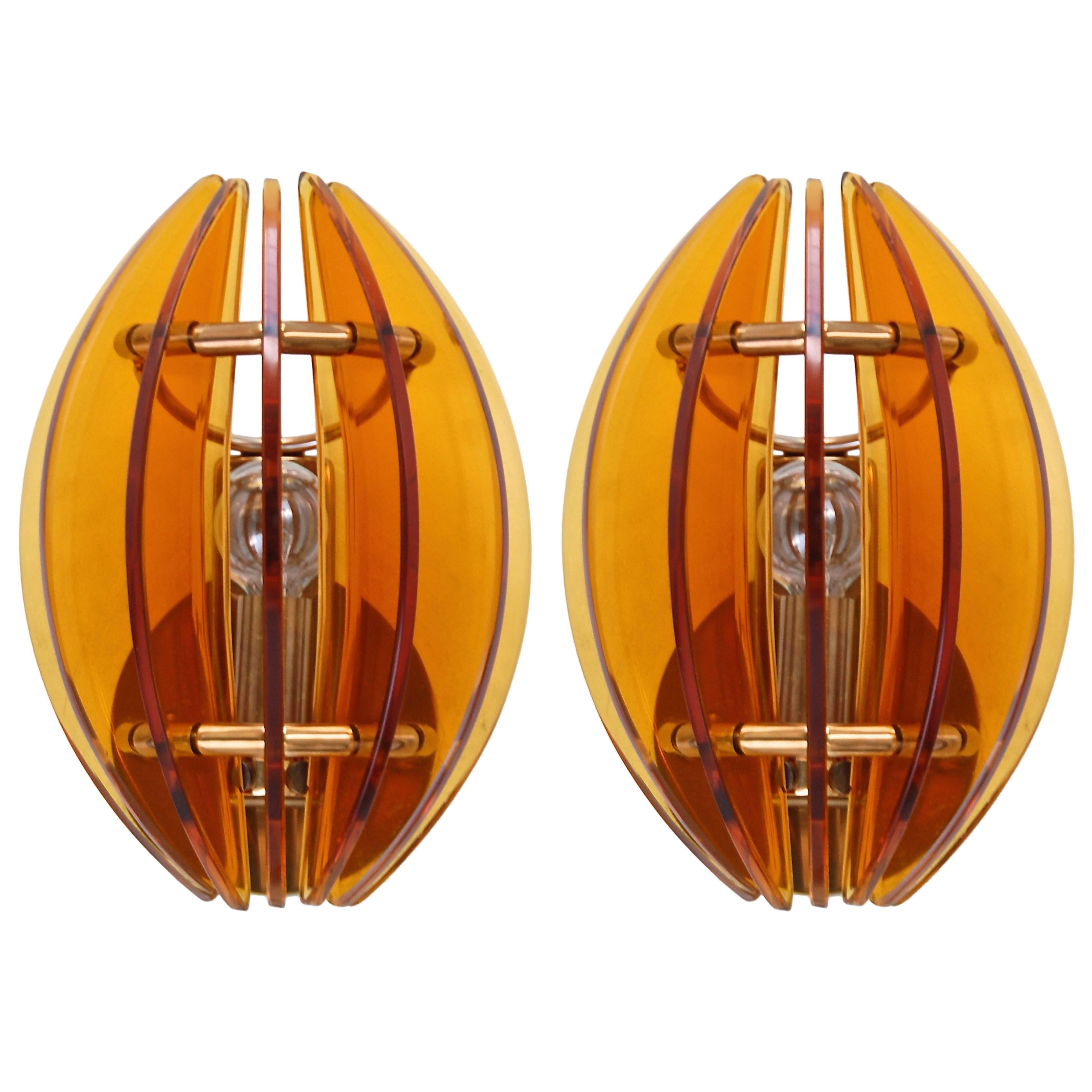 Veca Italian Mid-Century Modern Baseball Shape Light Fixture Pendant ...