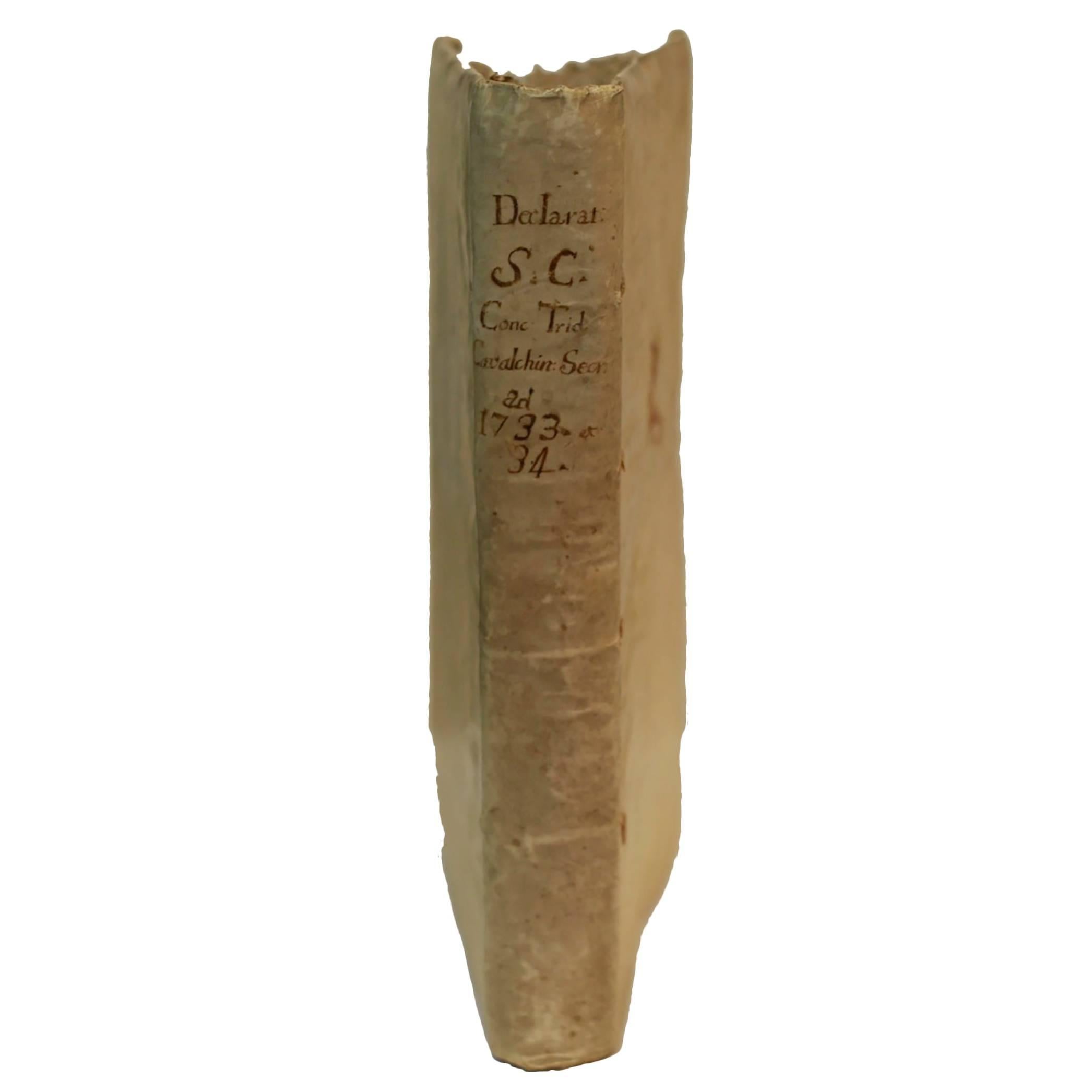 Pair of Early 18th Century Pig Vellum Books at 1stDibs