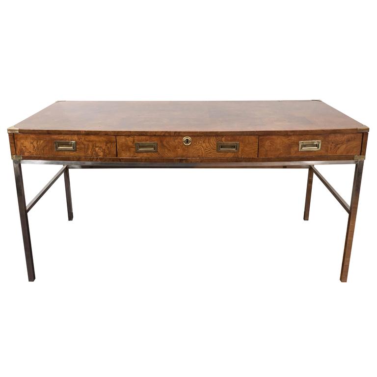 Bernhardt Campaign Style Desk at 1stDibs | bernhardt campaign desk ...