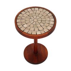 Martz for Marshall Studios Ceramic and Walnut Table at 1stDibs